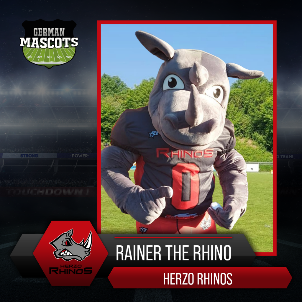 Rainer the Rhino - German Mascots